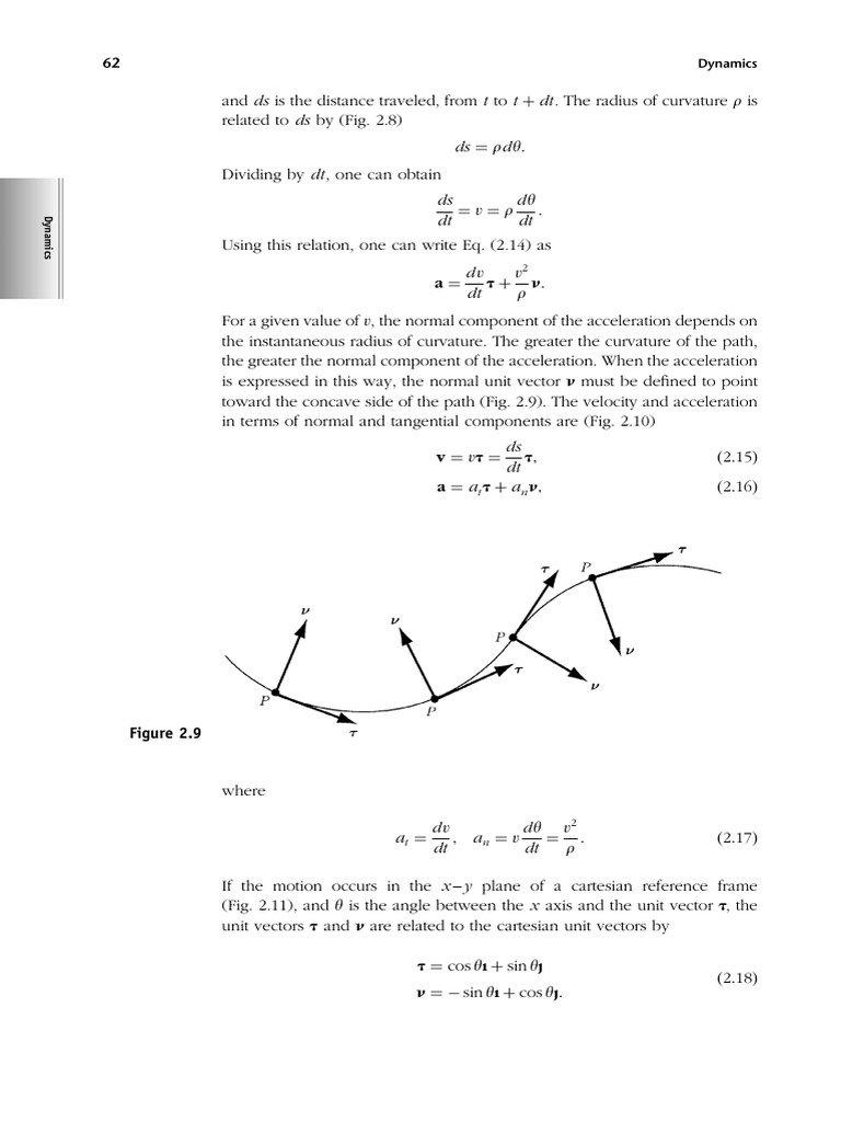 Kinematics and Dynamics of Curved Motion | PDF | Acceleration | Force