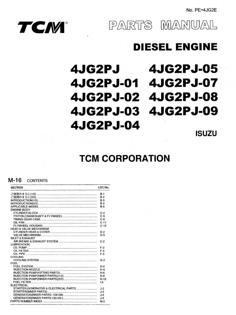 4JG2 Engine | PDF