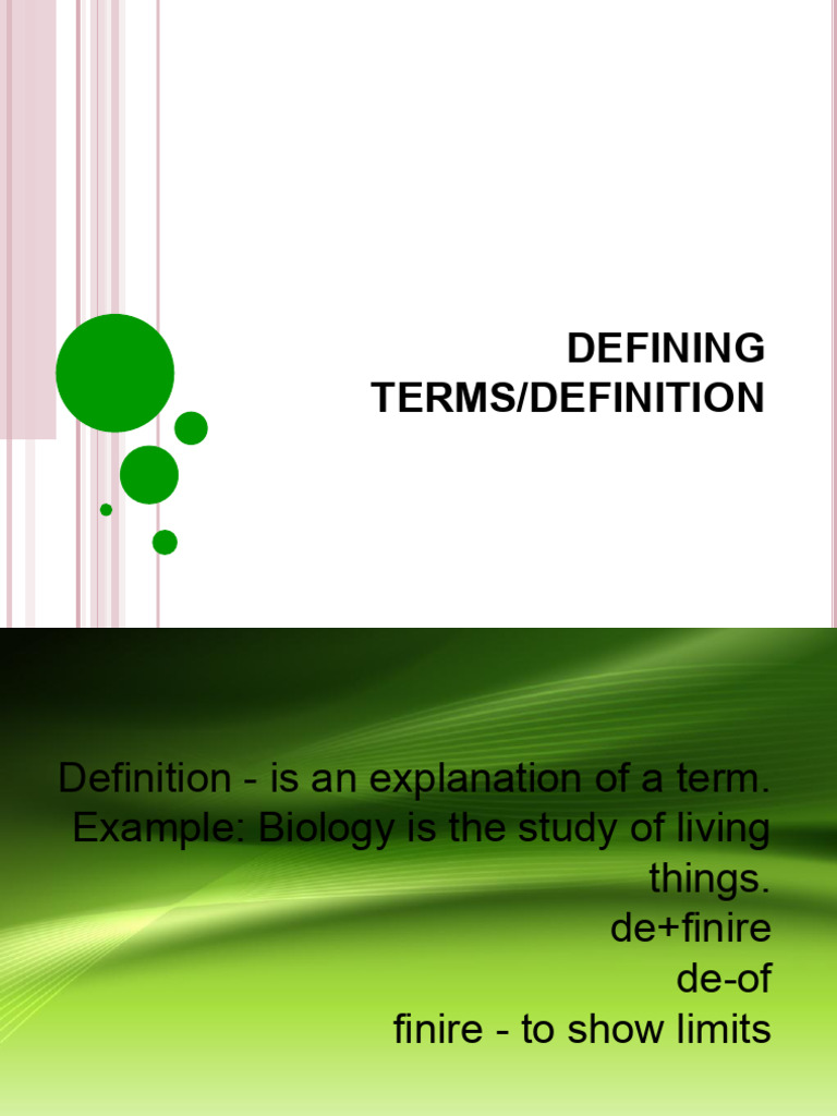 2.Defining Terms(23).Pptx | PDF