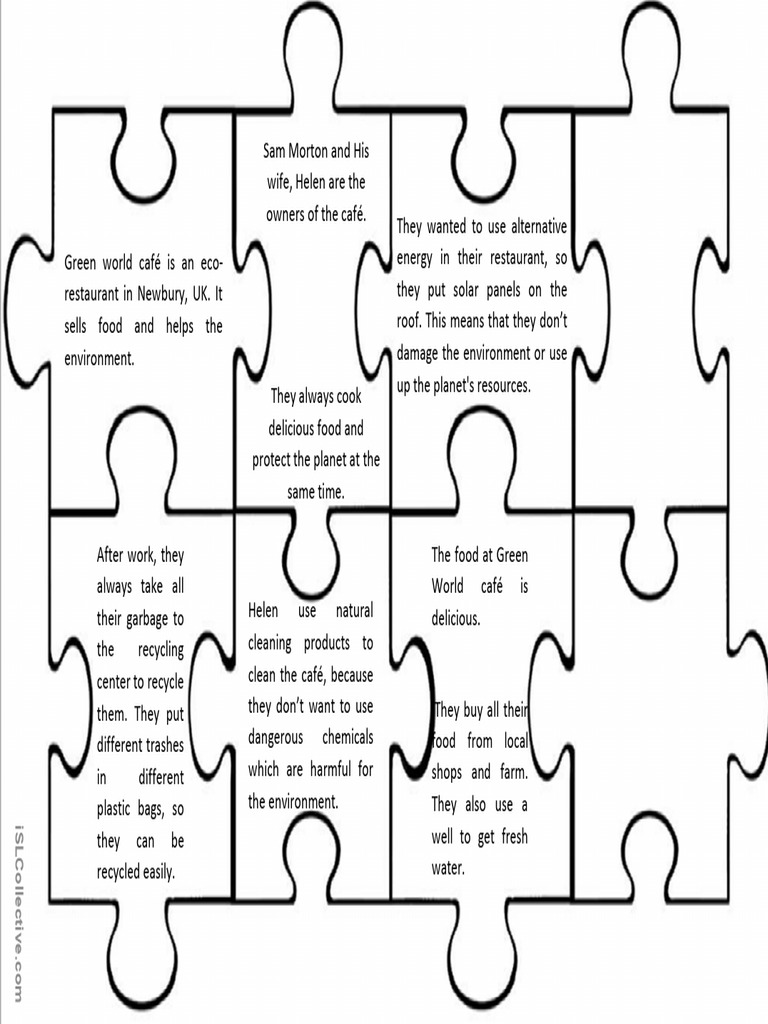 Jigsaw Puzzle Reading | PDF
