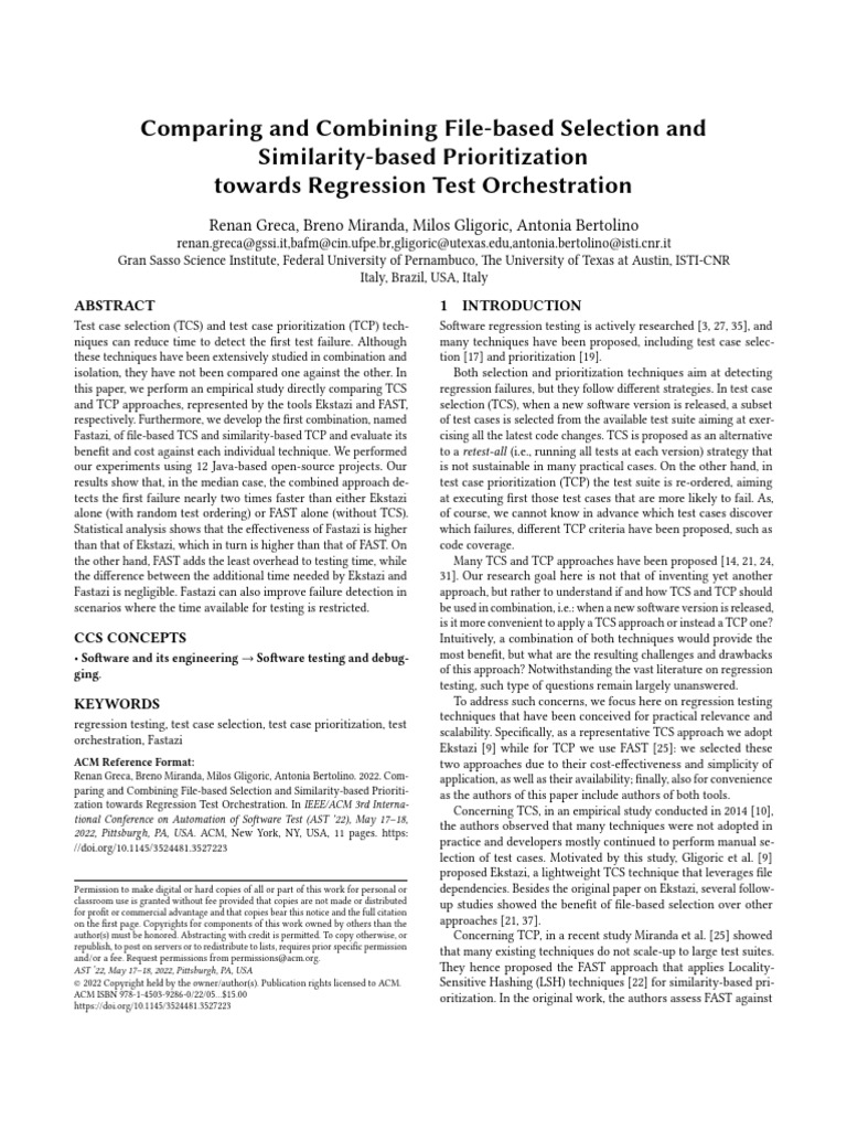 2022 - Comparing and Combining File-based Selection and Similarity ...