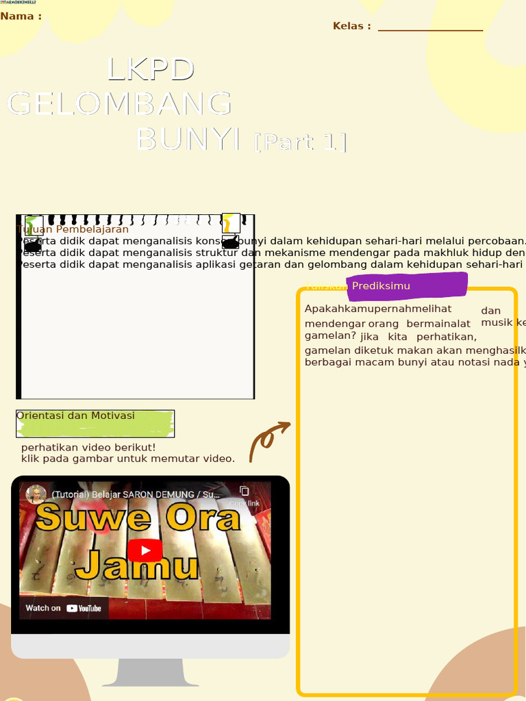 Eksperimen Bunyi dan Gelombang dalam Kehidupan | PDF
