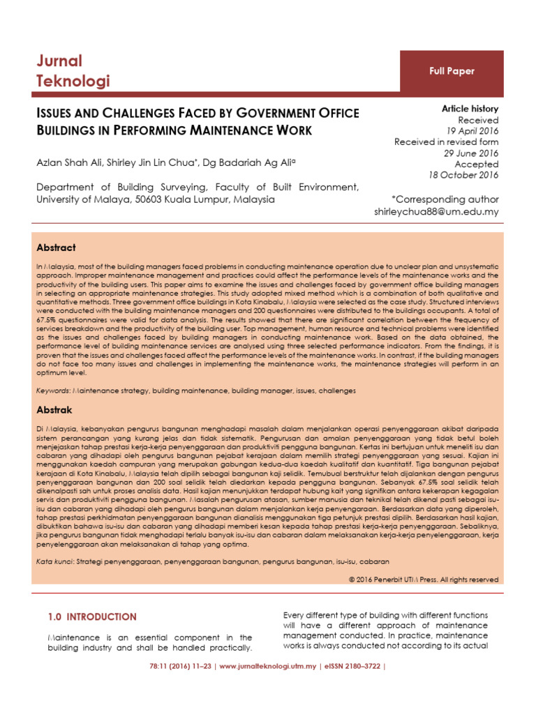 Issues and Challenges Faced by Governmen | PDF | Questionnaire ...
