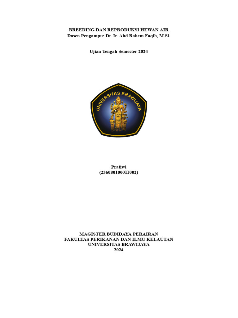 Breeding Dan Reproduksi Ikan | PDF