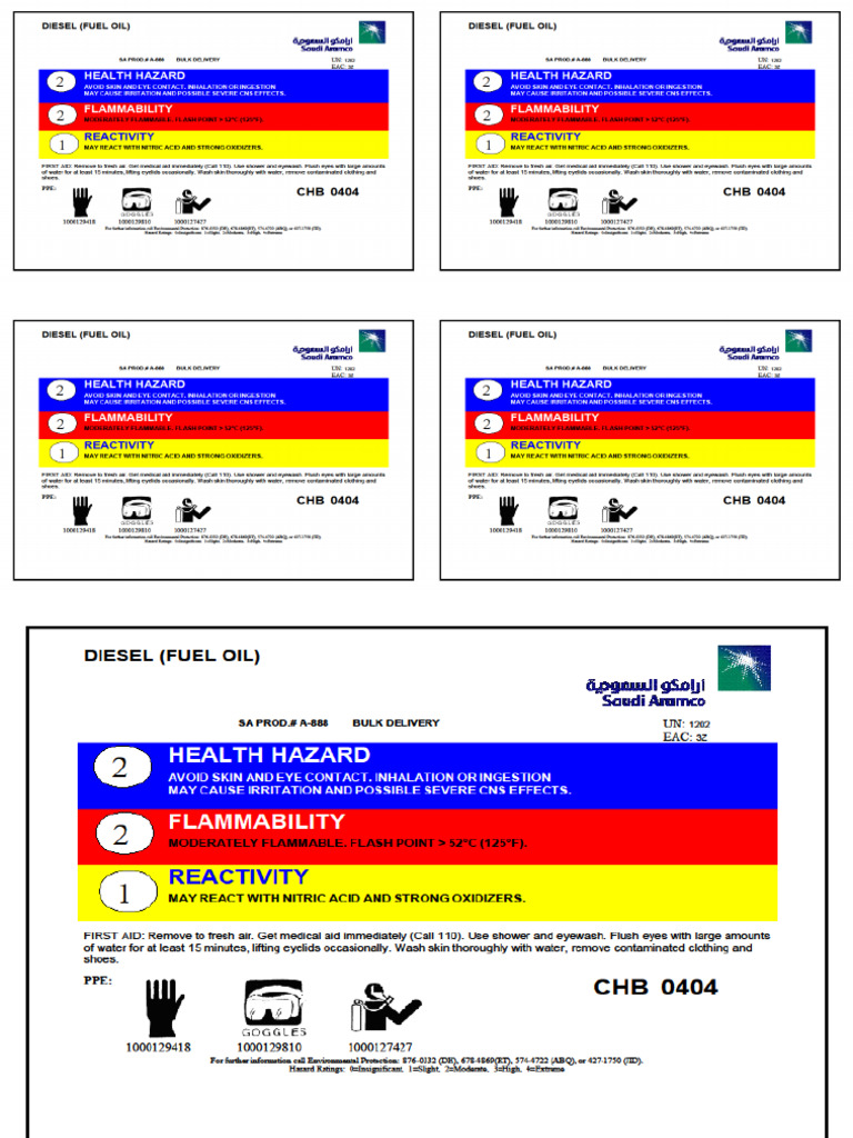 Diesel CHB A4 | PDF