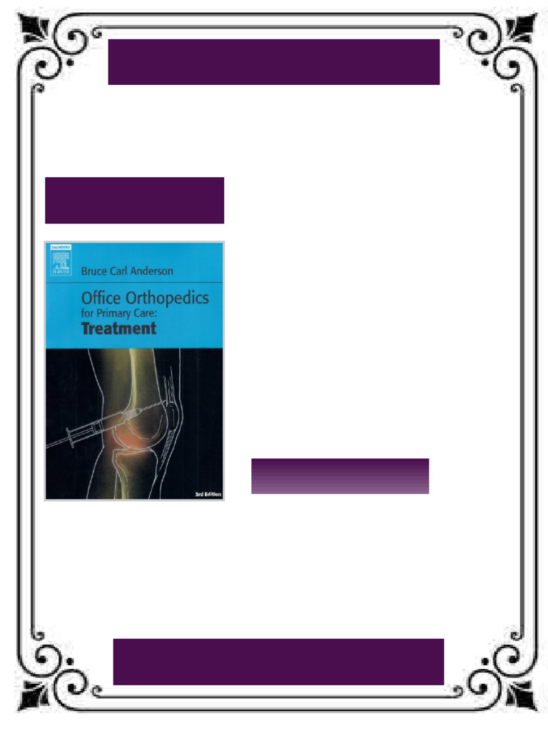Office Orthopedics for Primary Care Treatment issue orthopedics general ...