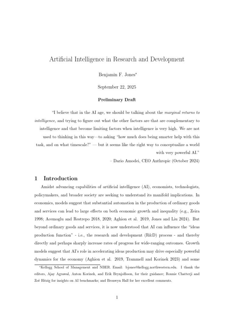 AI's Impact on Research and Development | PDF | Artificial Intelligence ...