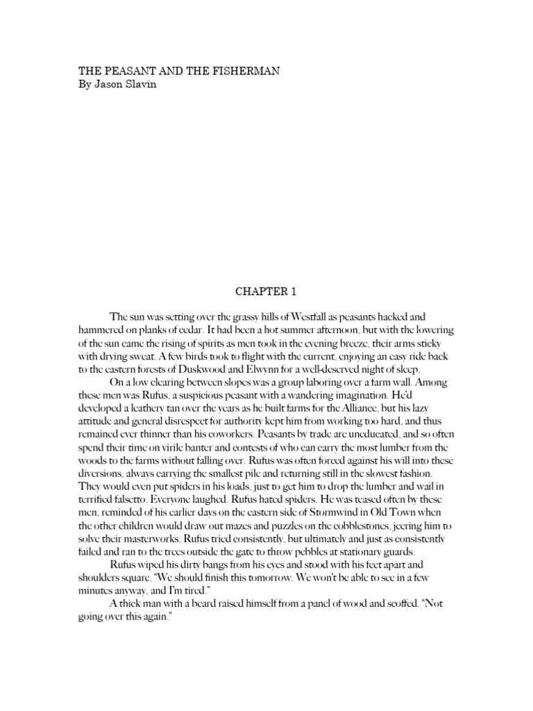The Peasant and the Fisherman | PDF | Dwarf (Dungeons & Dragons)