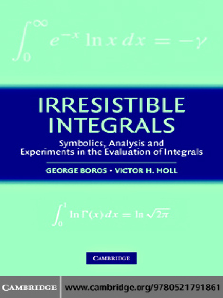 Irresistible Integrals | PDF | Prime Number | Integral