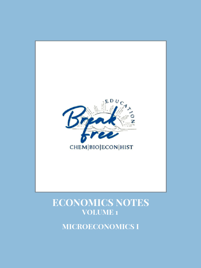 DSE Econ Notes (Volume 1) by Breakfree Education - NoteSity | PDF | Tax ...