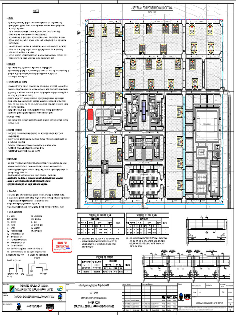 Power Room-Structural General Arrangement Drawings | PDF