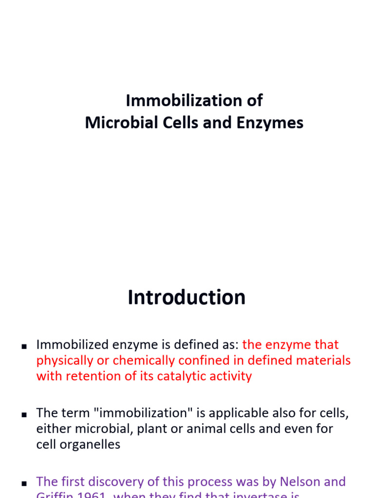 Chapter 6 Microbial Cell Immobilization | PDF | Enzyme | Physical Chemistry