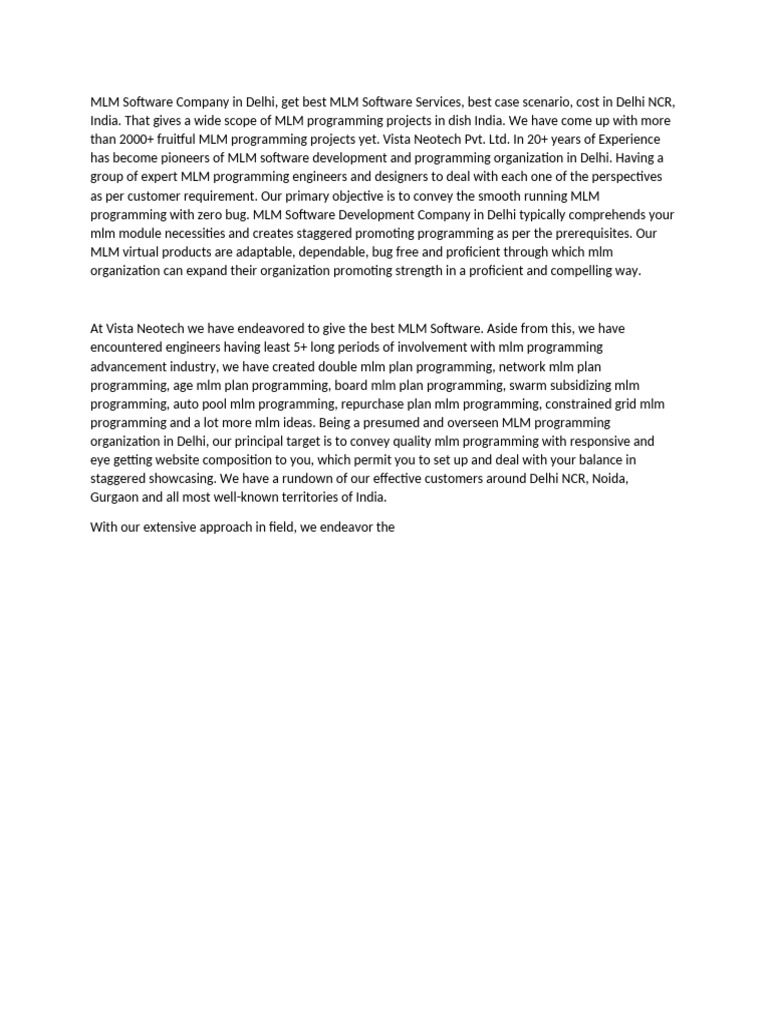 Best MLM Software | PDF