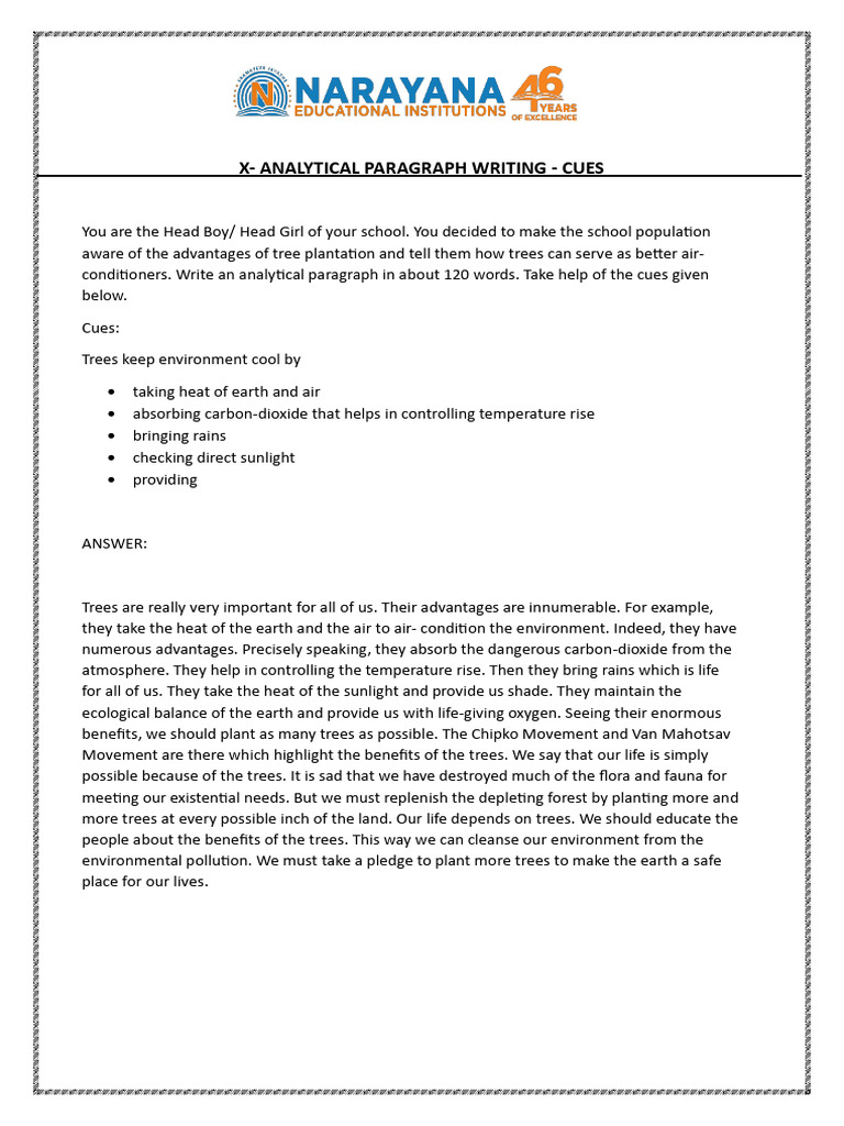 Analytical Paragraph Writing - Cue_251224_110303 | PDF