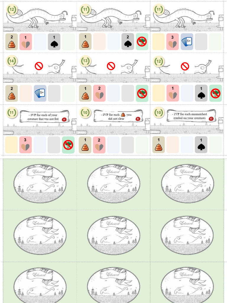 Zany Zoo Solitaire Cards - V0 | PDF