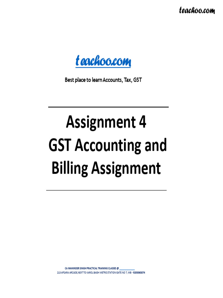 GST Accounting and Invoicing Guide | PDF | Value Added Tax | Invoice
