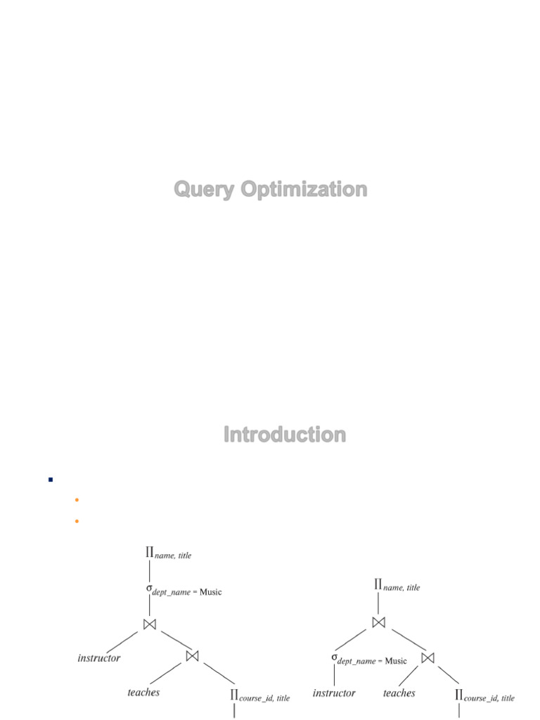 12 Query Optimization | PDF | Databases | Data Management