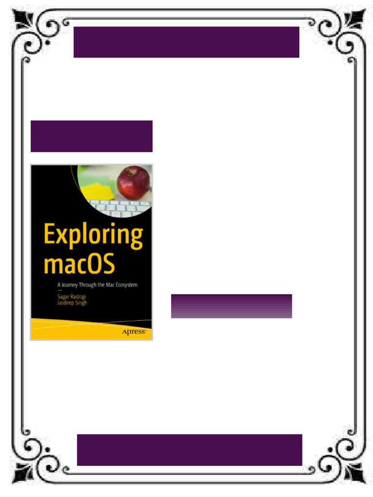 Exploring macOS: A Journey Through the Mac Ecosystem 1st Edition Sagar ...