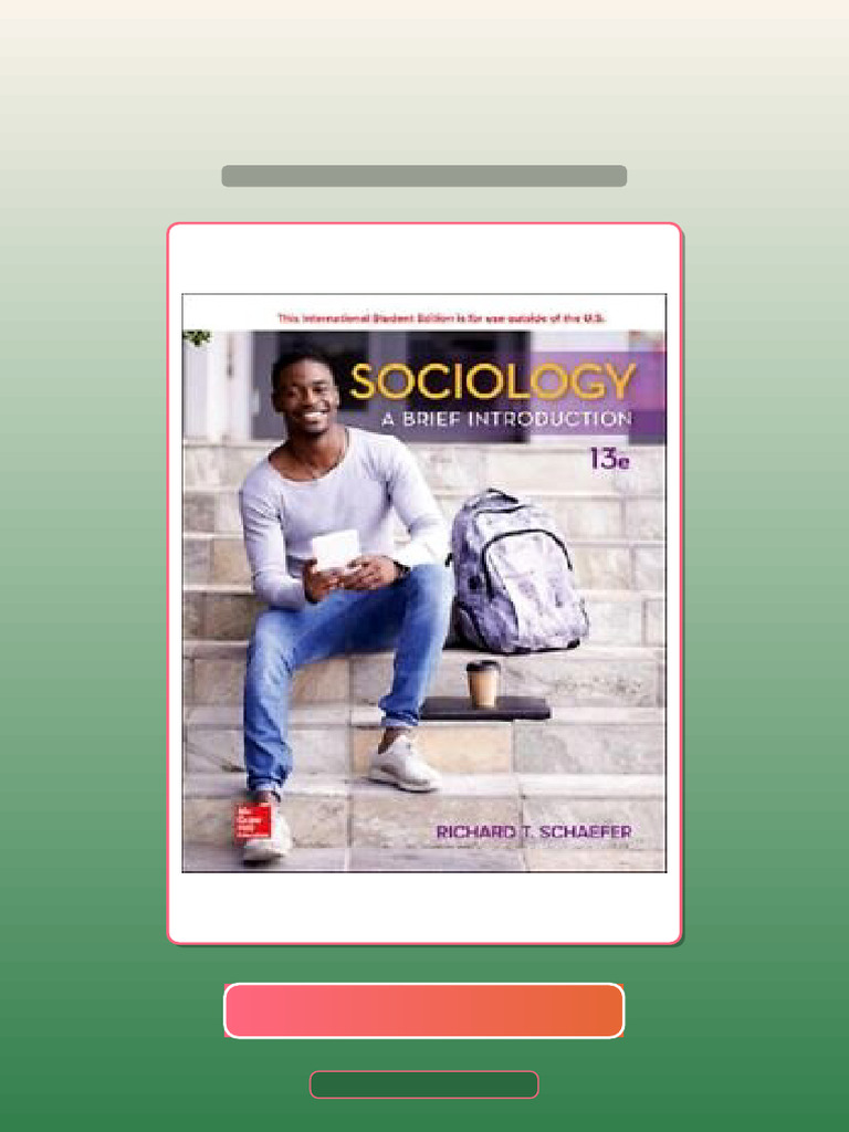 Test Bank for Sociology a Brief Introduction 13th by Schaefer | PDF ...