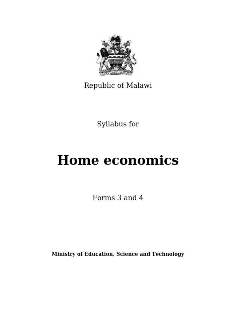 Home Syllabus Forms 3-4 | PDF | Entrepreneurship | Foods