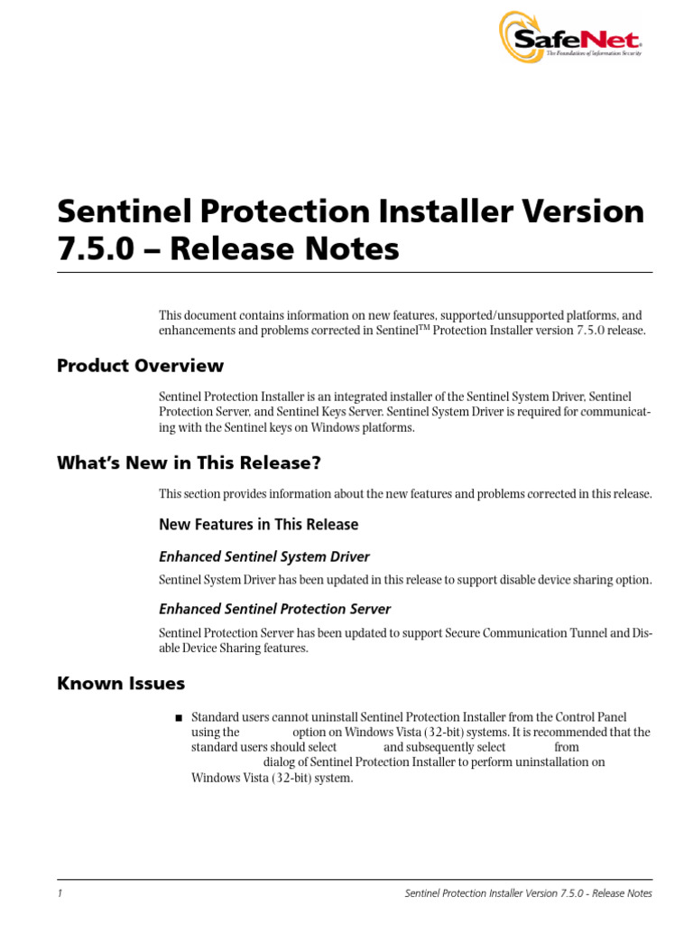 Release Notes | PDF | Windows Vista | Microsoft Windows