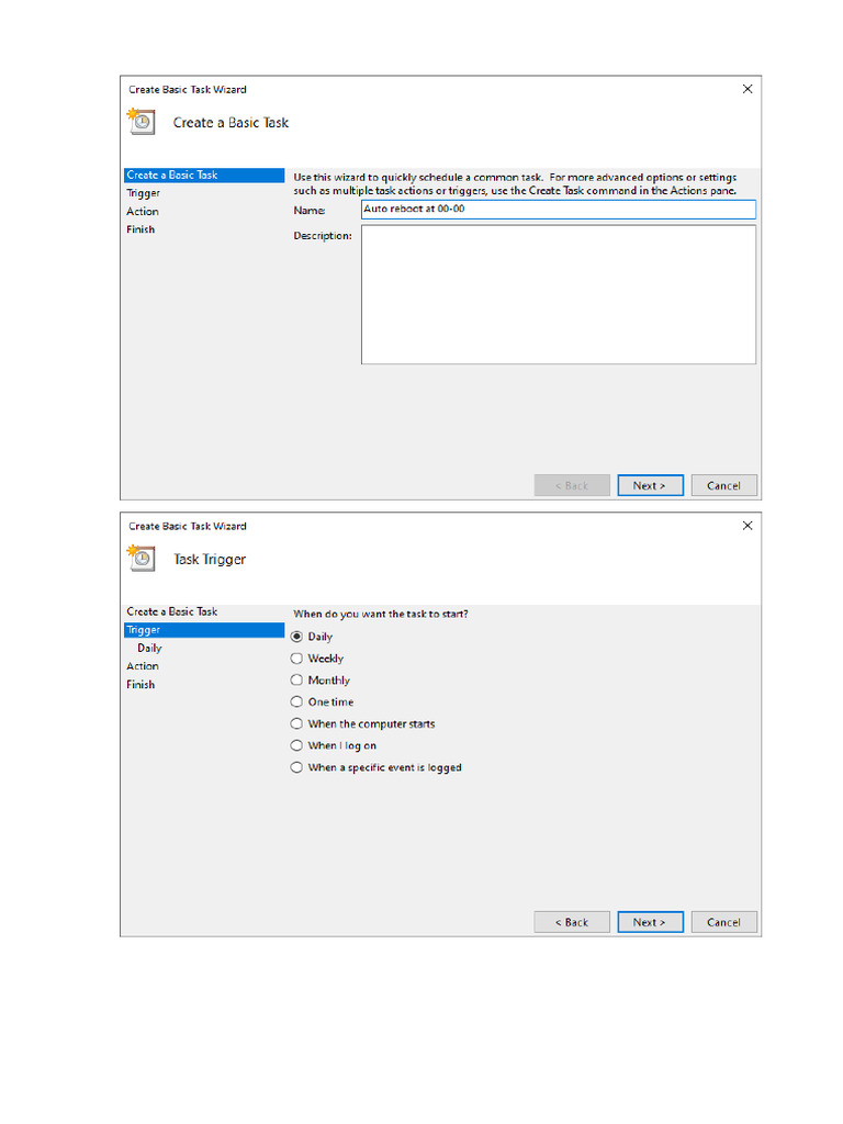 Auto Reboot - Windows Server | PDF