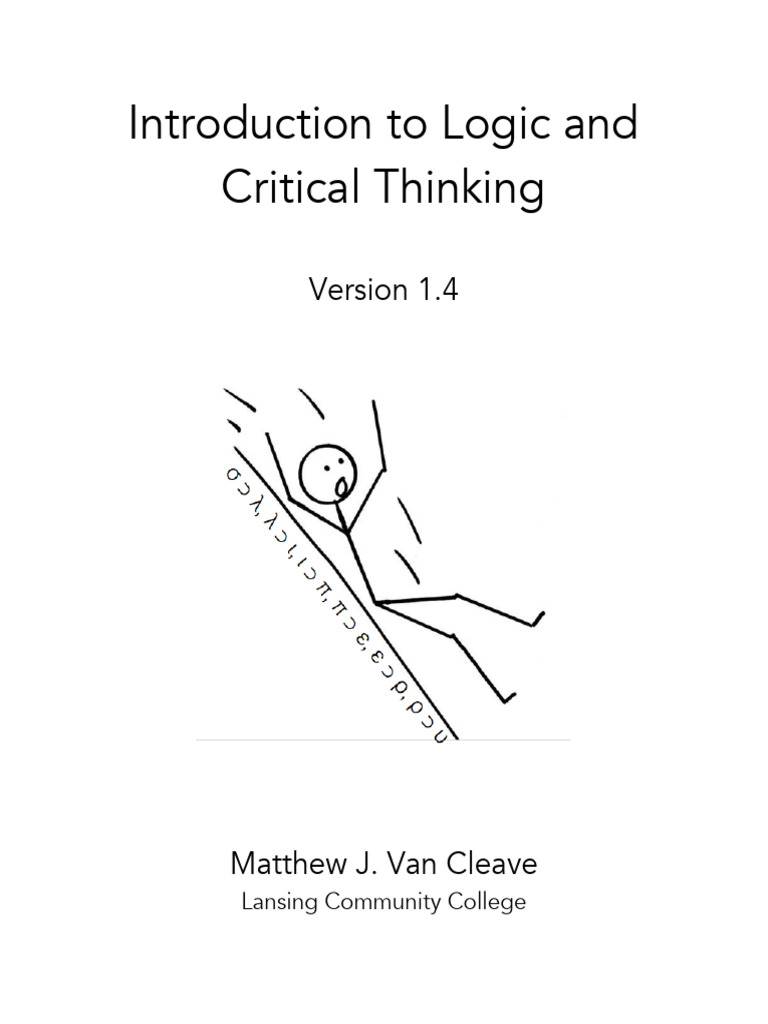 Introduction_to_Logic_and_Critical_Think | PDF | Argument | Logical ...