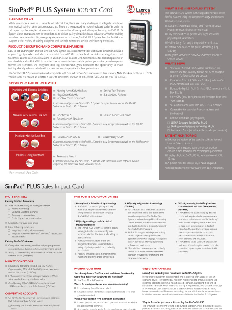 16-14987 SimPad PLUS Impact Card | PDF | Simulation | Computing