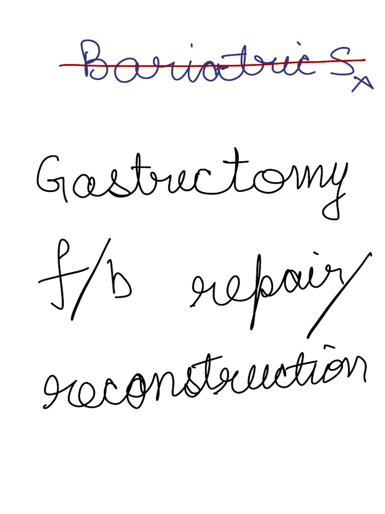 Bariatric SX | PDF