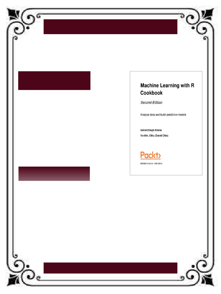 Machine Learning with R Cookbook 2nd Edition Ashishsingh Bhatia ebook ...