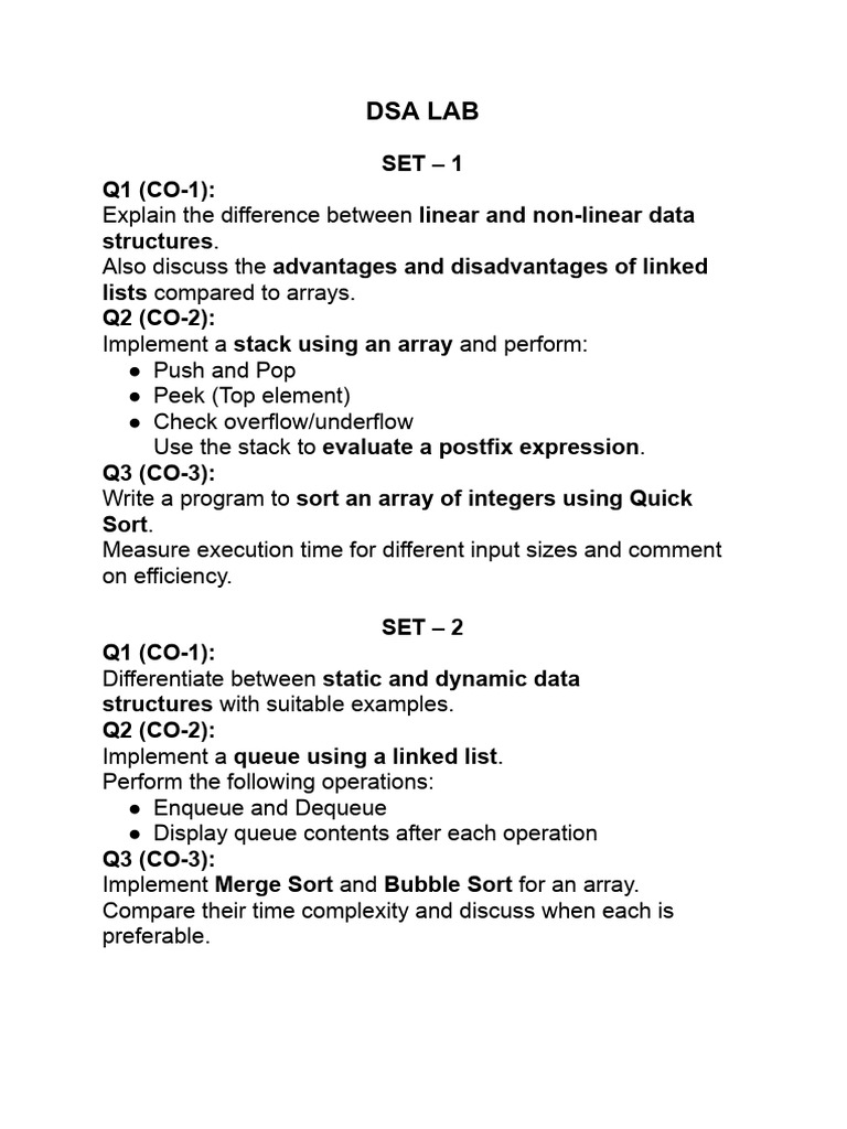 Question Bank for Practical.docx | PDF