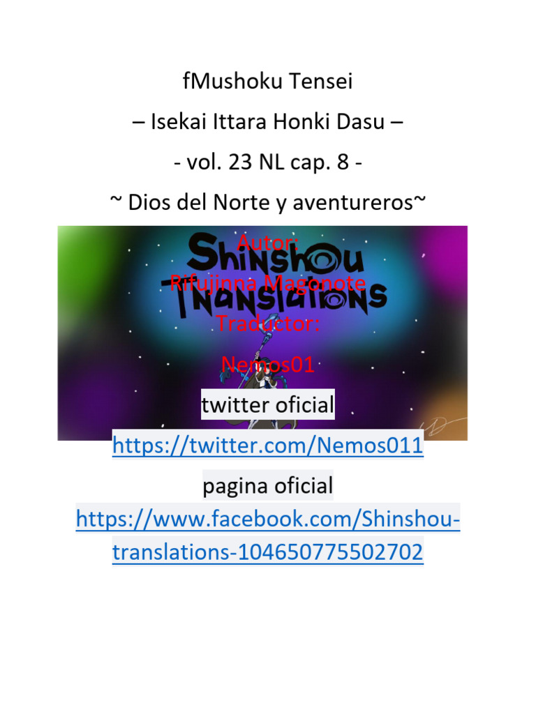 Vol 23 08 SS Dios Del Norte y Los Aventureros ShinshouT | PDF | Cupido ...