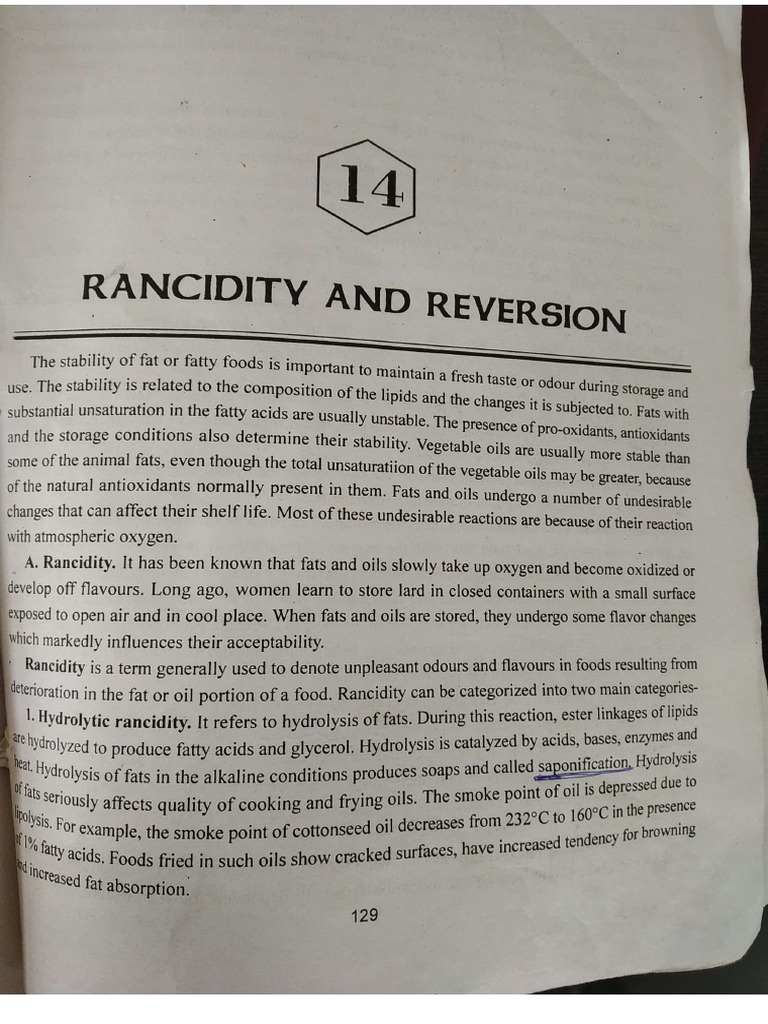 Rancidity | PDF