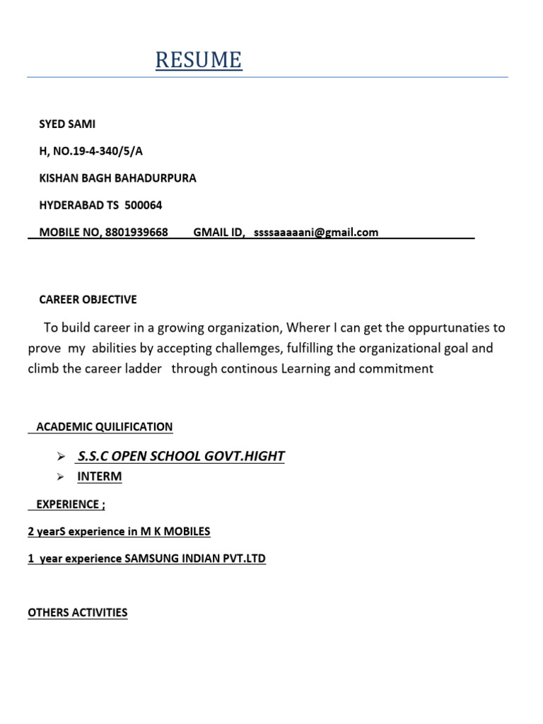 Sami.resume.pdf | PDF