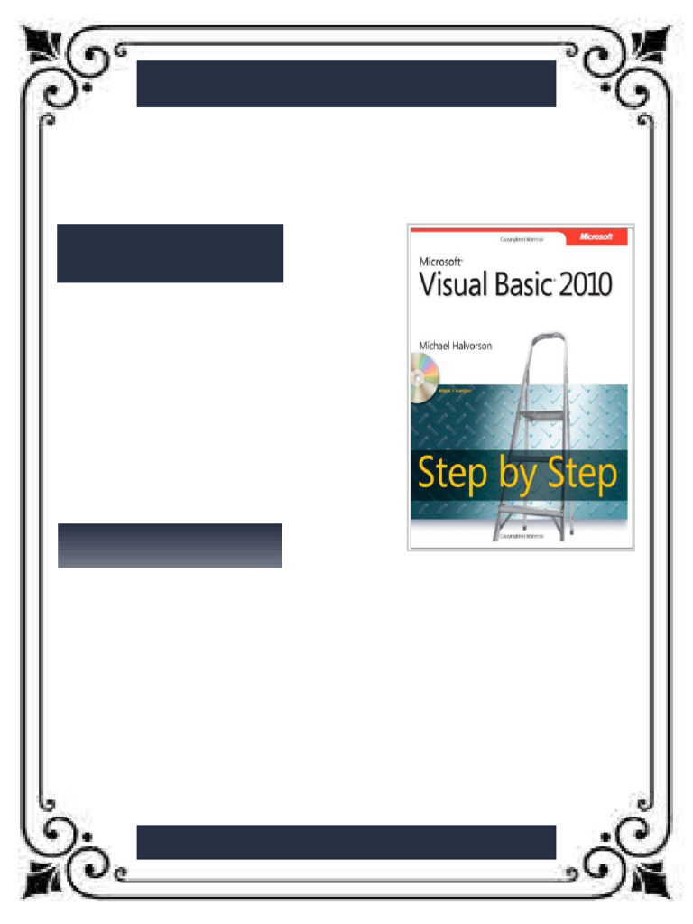 Microsoft Visual Basic 2010 Step By Step Book CD Package Michael Halvorson ebook fast download ...