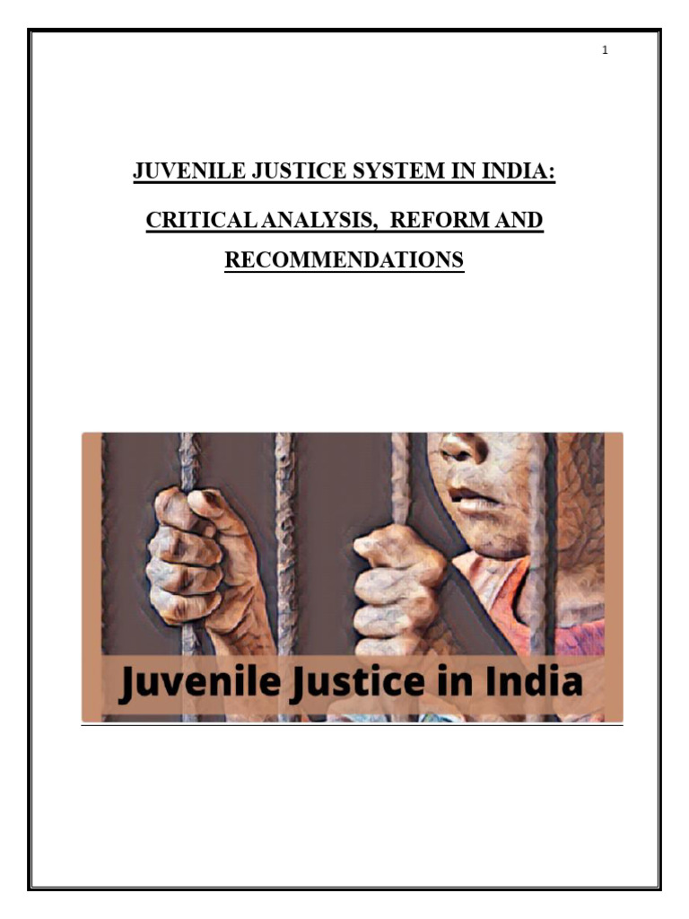 Juvenile Justice System in India (2) | PDF | Juvenile Delinquency ...
