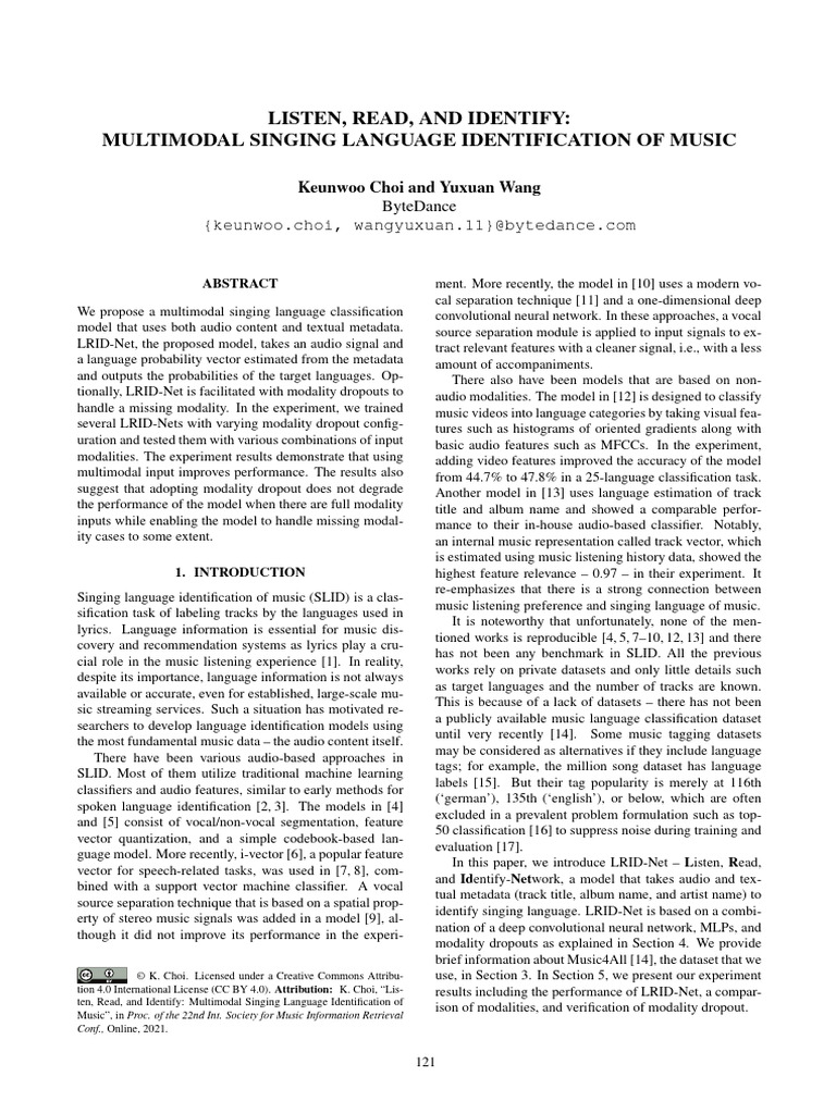 Choi-wang_listen, Read, And Identify- Multimodal Singing Language ...