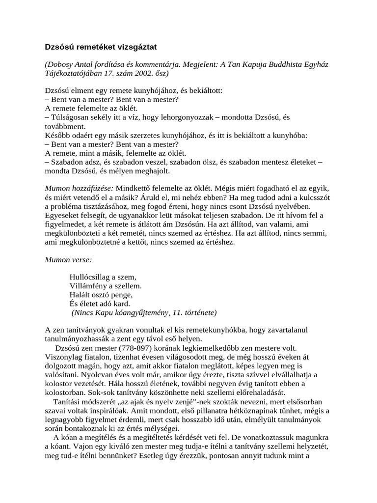 Remete vizsgáztatás | PDF