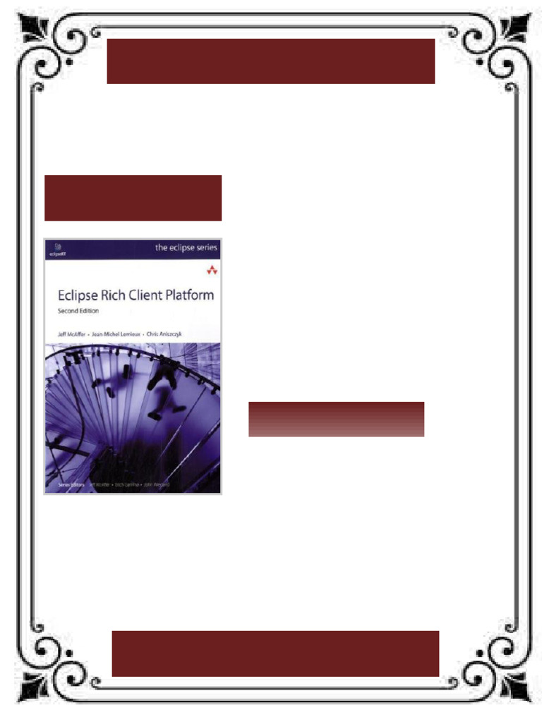 Eclipse Rich Client Platform 2nd Edition Jeff Mcaffer ebook chapter ...