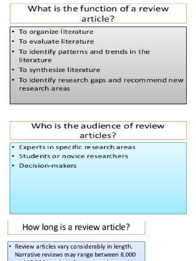 6-How To Write A Review Article (10097) | PDF