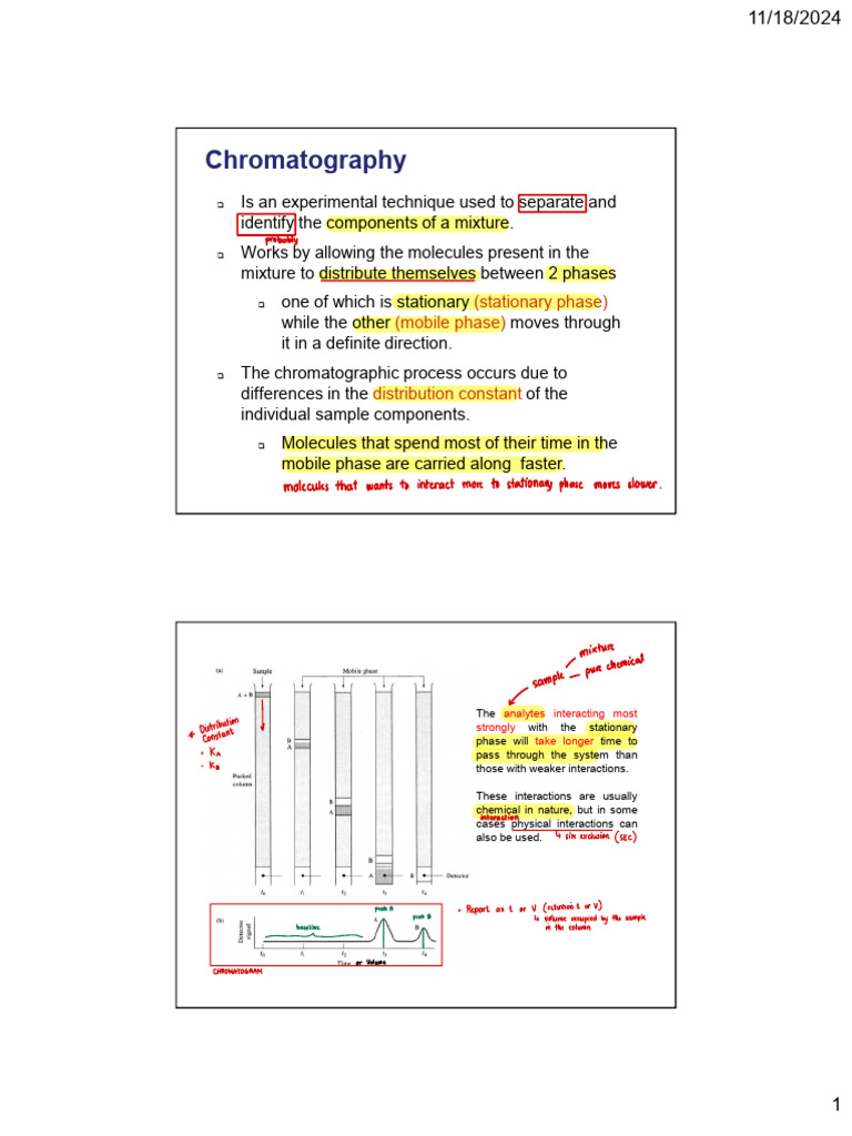 4 IntroChromatography Note | PDF | Chromatography | Thin Layer ...