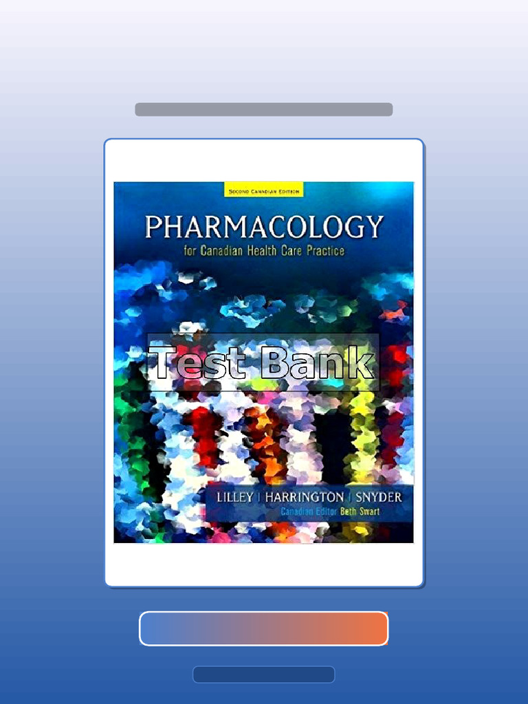 Pharmacology for Canadian Health Care Practice Canadian 3rd Edition ...