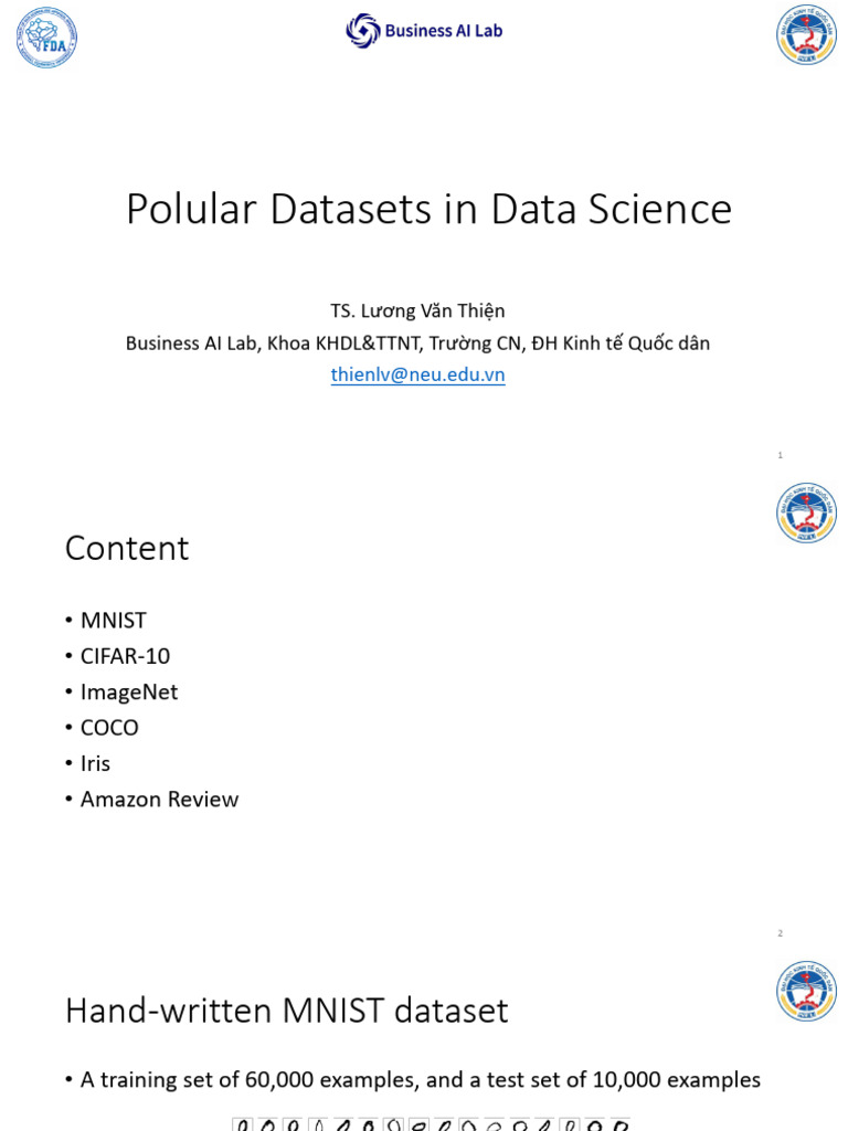 Chapter 3. Polular Datasets in Data Science | PDF | Software ...