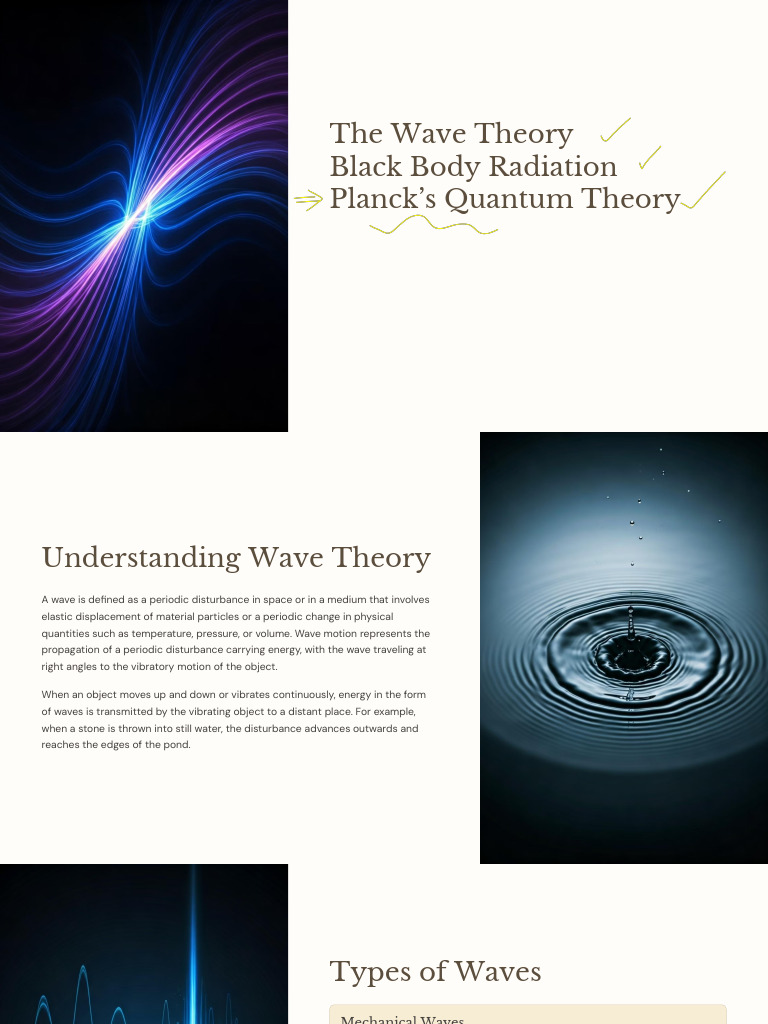 Understanding Wave Theory and Electromagnetic Radiation | PDF | Waves ...