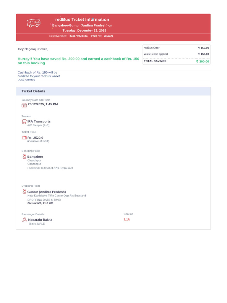 693549315-Bus-Ticket (5) | PDF | Bus