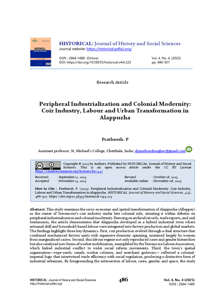 5.+Pratheesh.+P+Galley | PDF | Sociology | Social Sciences