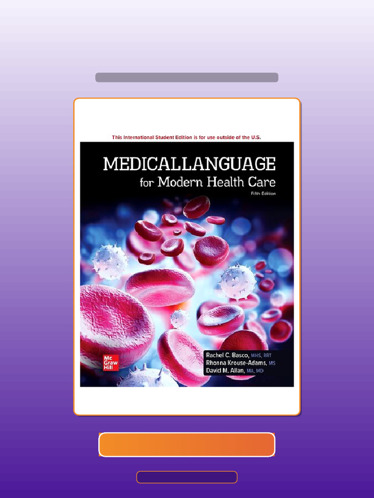 Test Bank for Medical Language for Modern Health Care 5th Edition ...