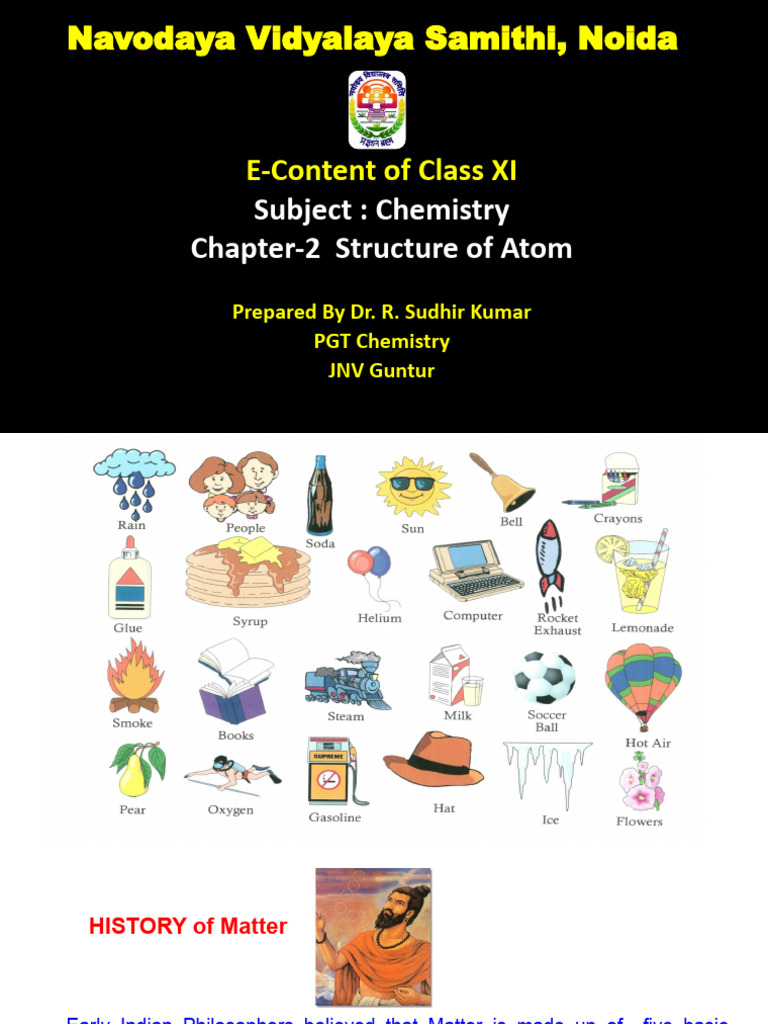 Ch 2 Structure of Atom 1.Pptx | PDF | Electromagnetic Radiation ...