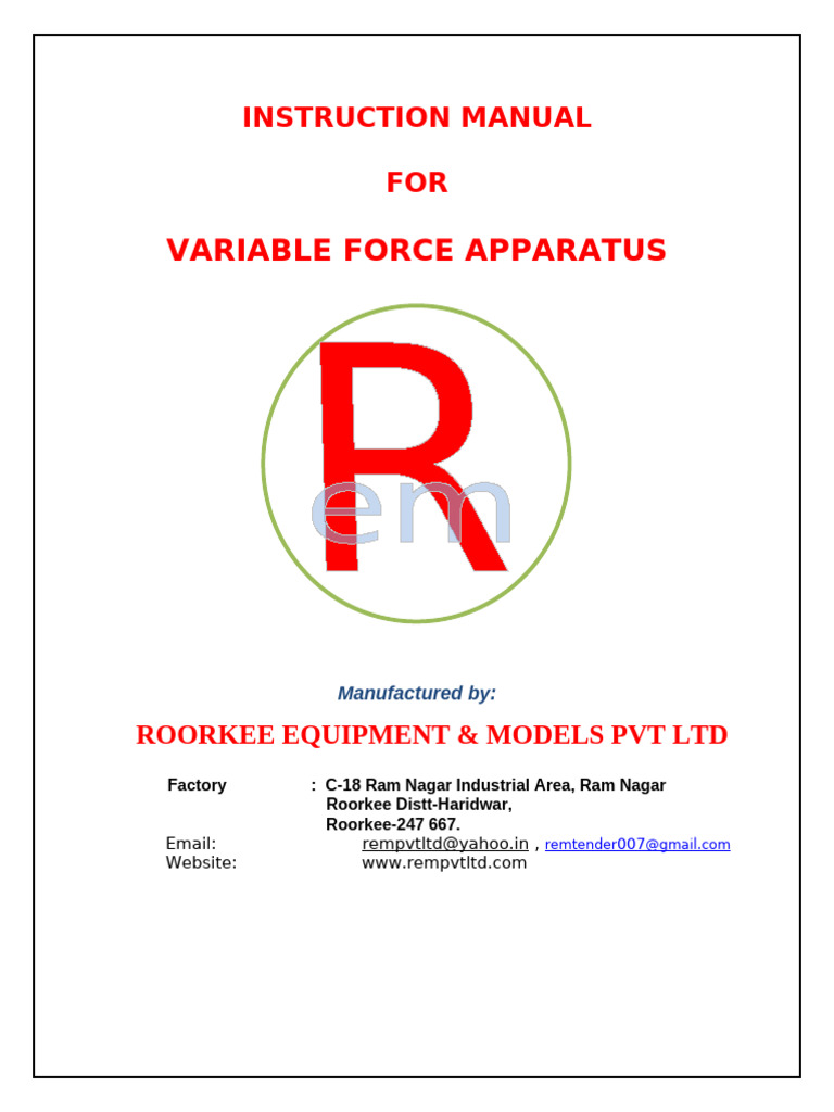 Variable Force Vertical | PDF | Force | Physical Quantities