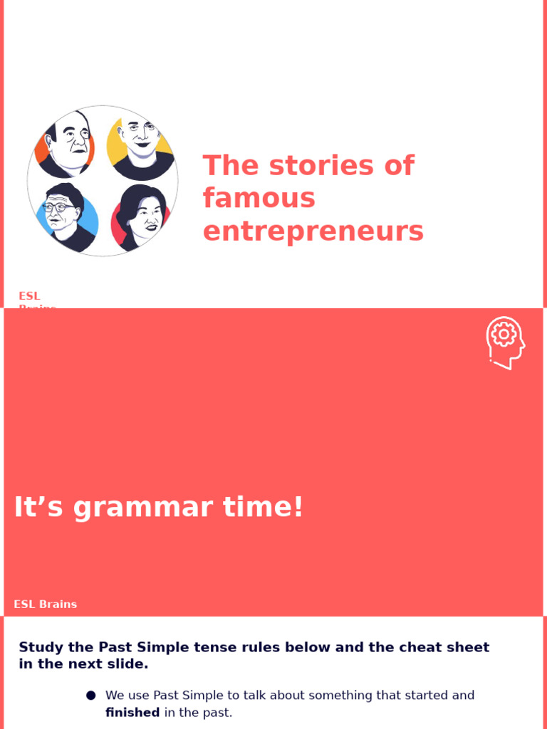 ESL Brains - The Stories of Famous Entrepreneurs | PDF | Microsoft